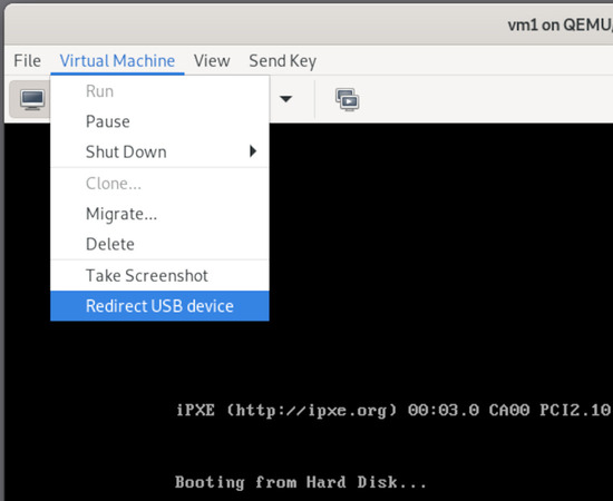 KVM USB redirection tutorial